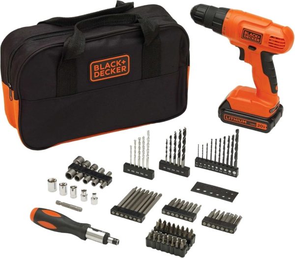 BLACK+DECKER 20V MAX* PowerConnect Drill & 100-Pc Kit Review - Best USA ...