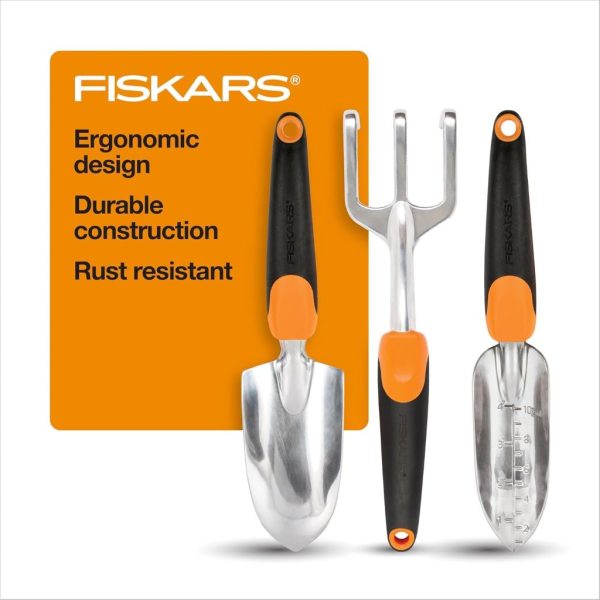 Fiskars 3-in-1 Ergonomic Garden Tool Set Review - Best USA Tools